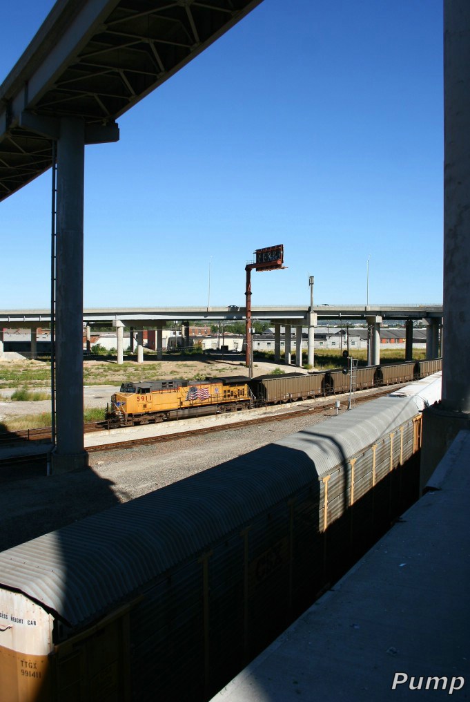Eastbound UP Loaded Coal Train DPU